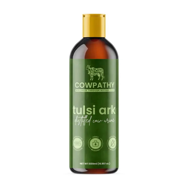 Distilled Cow urine Tulsi Ark 200ml – Cowpathy