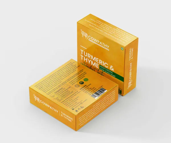 Cow dung Soap Turmeric - Thyme – Cowpathy